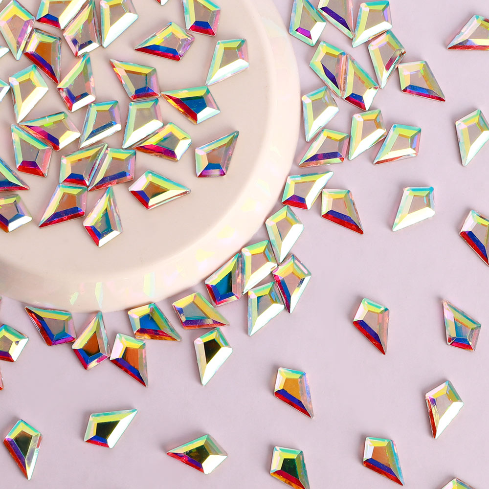 Arrow Shape Crystal AB Flat Back Fancy Rhinestones – WholesaleRhinestone