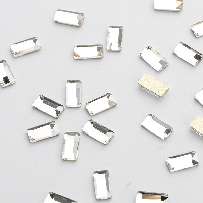Rectangle Shape Crystal Flat Back Fancy Rhinestones – WholesaleRhinestone